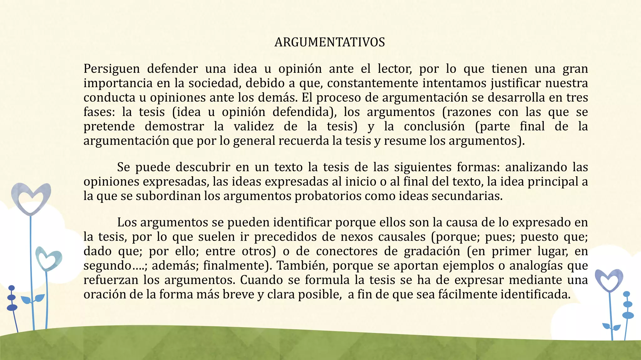 Tema 4. estructuras textuales | PPTX