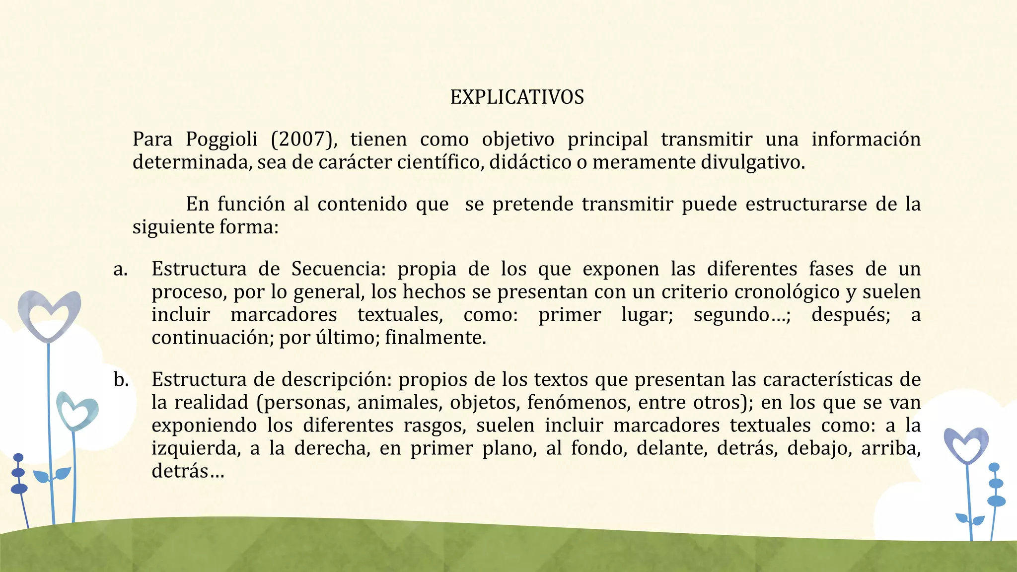 Tema 4. estructuras textuales | PPTX