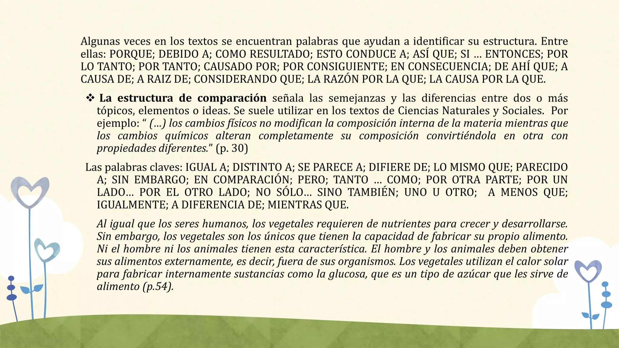 Tema 4. estructuras textuales | PPT