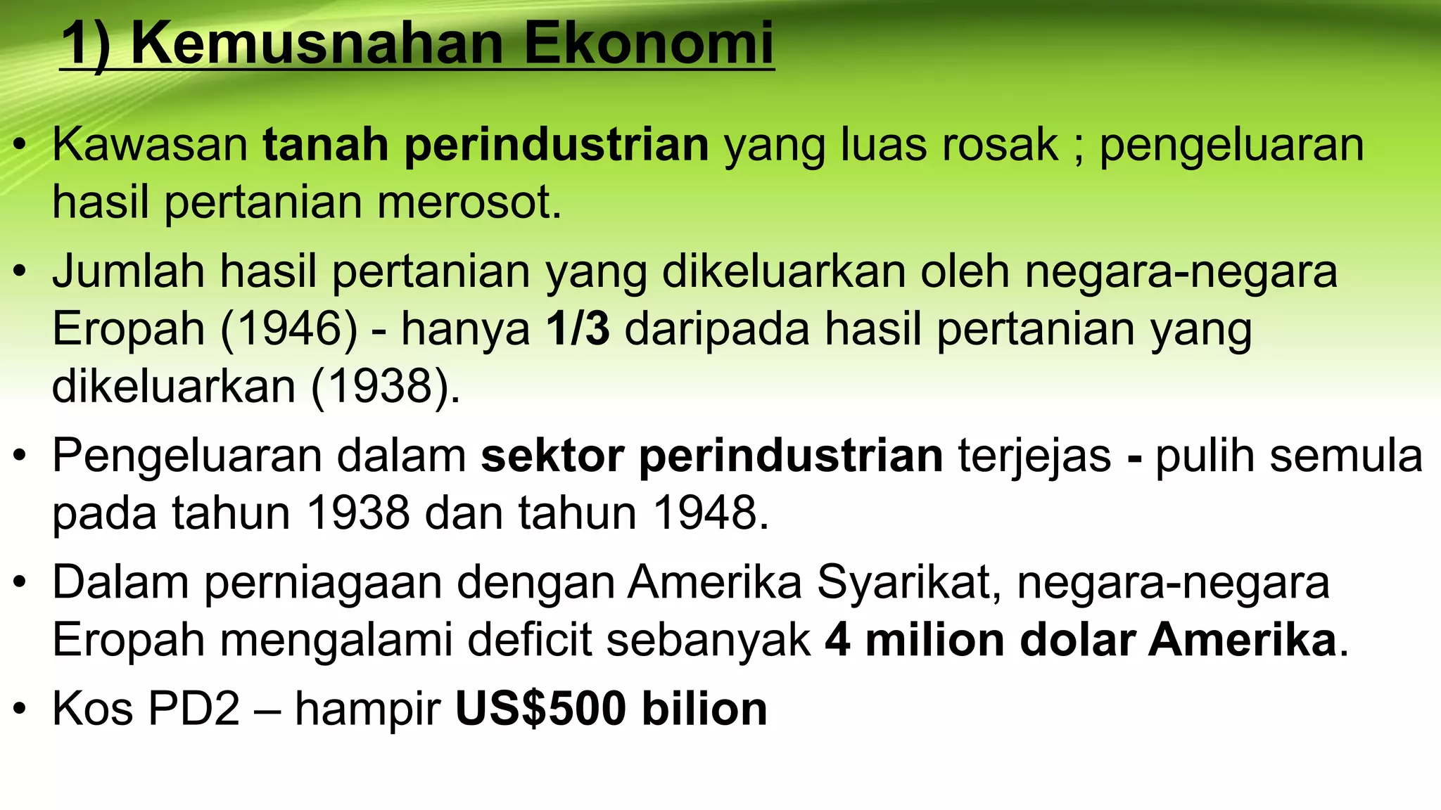 Faktor & Kesan Perang Dunia Kedua | PPTX