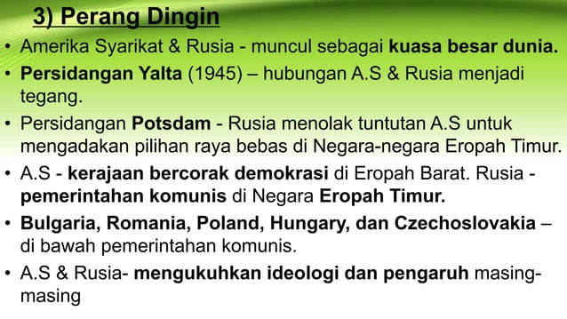 Faktor & Kesan Perang Dunia Kedua | PPTX