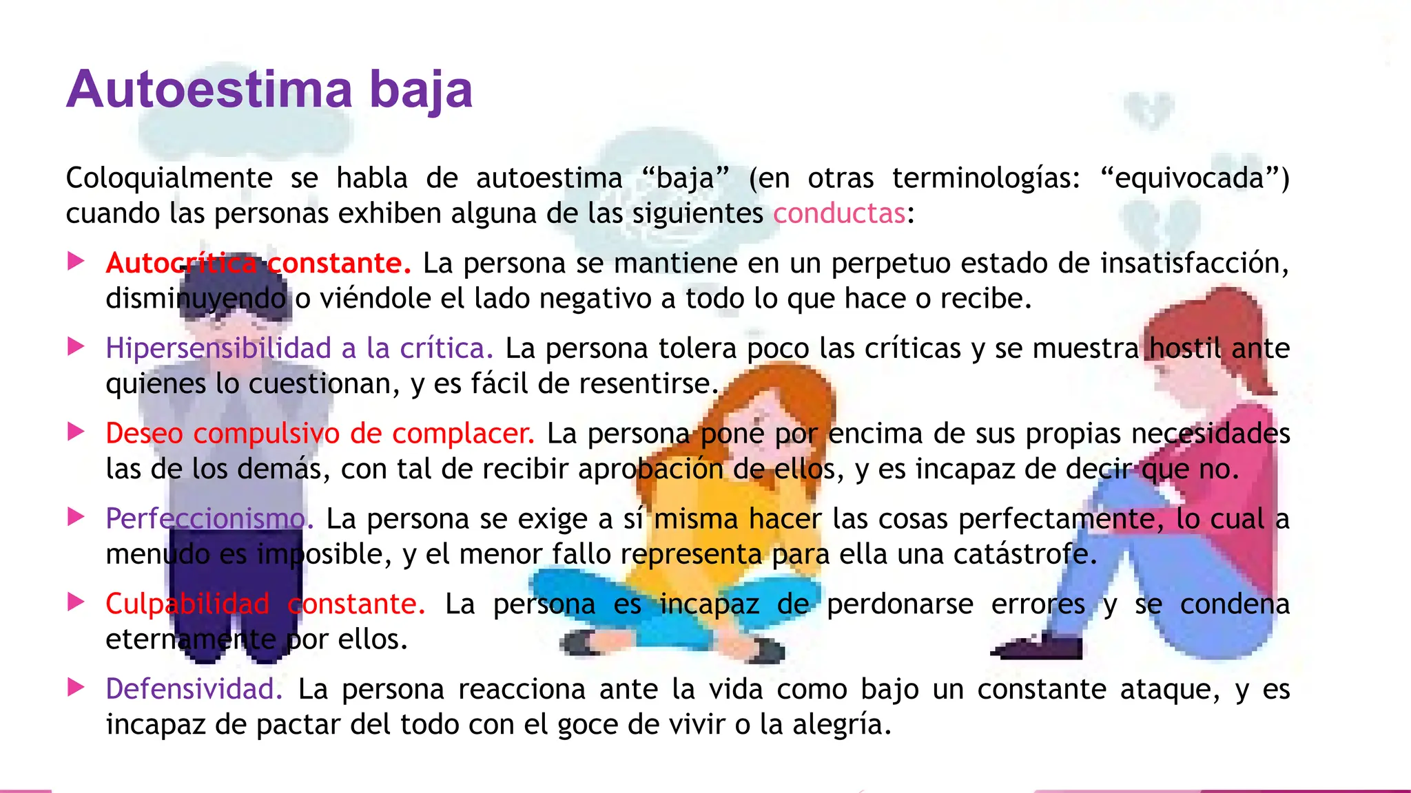 TEMA 4- LA AUTOESTIMA. DEFINICIÓN, TIPOS | PPTX