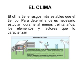 Tema 4 (2) tiempo y clima | PPT