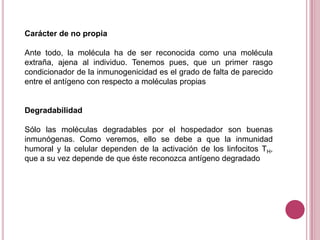 Tema44 inmunogenicidad | PPTX
