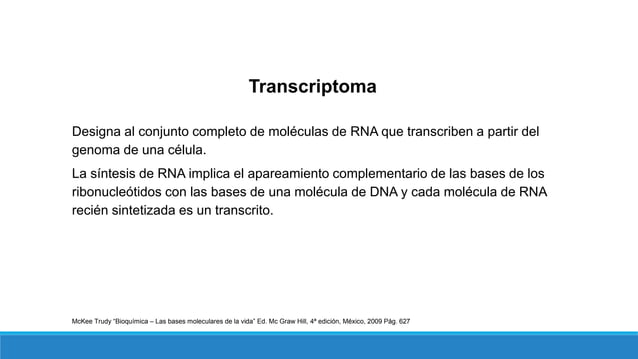 Tema 48 Concepto de: gen, genoma, transcriptoma y proteoma | PPTX ...