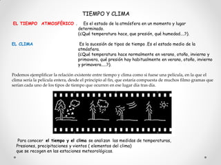 Tema 4 el tiempo y el clima | PDF