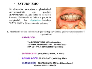 LOS METALES PESADOS Y SU TOXICIDAD | PPT