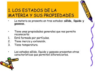 Tema 4 Los Estados De La Materia Pdf | PDF