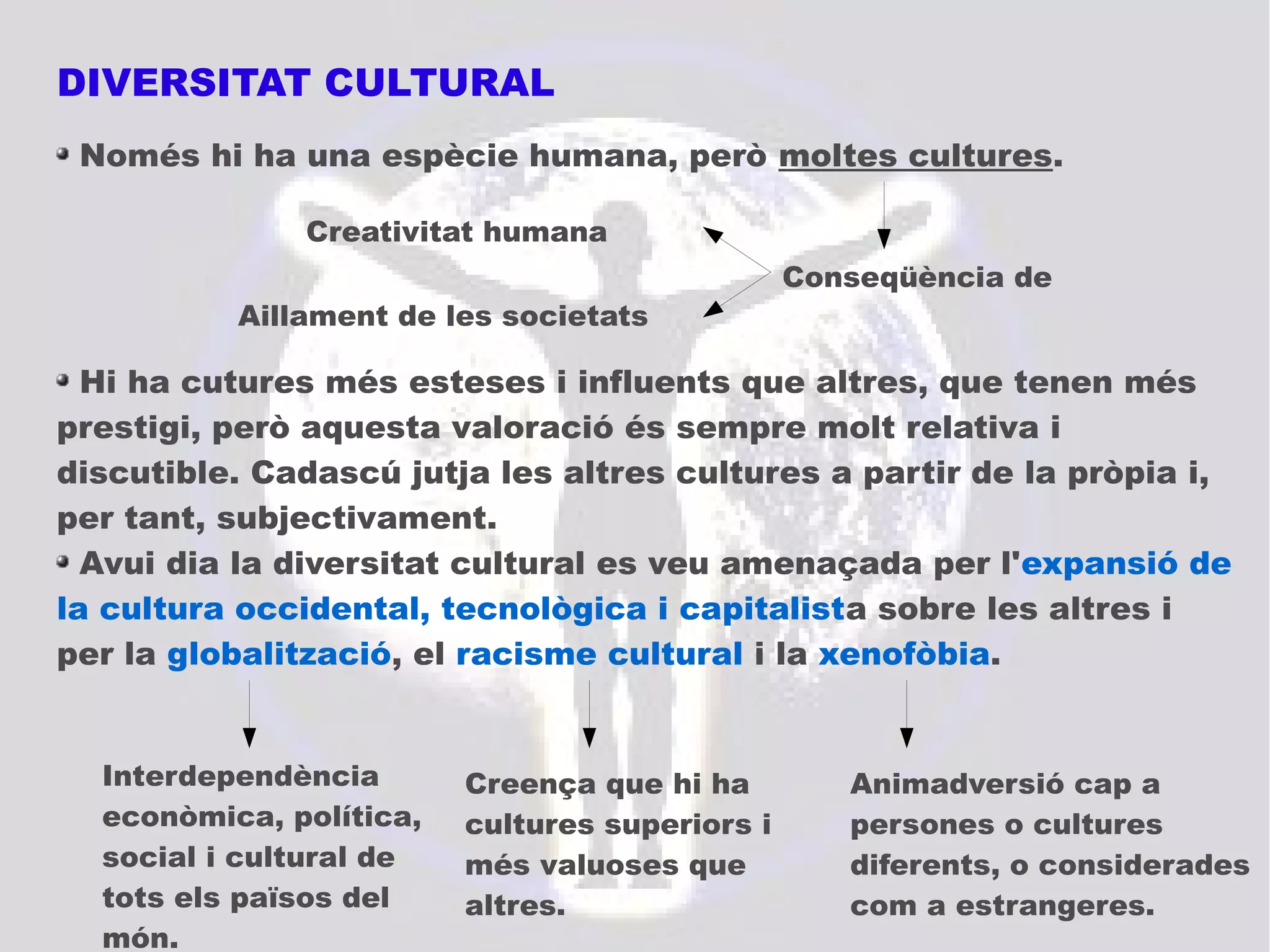Tema 4 L'ésser humà, entre la naturalesa i la cultura | ODP