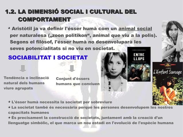 Tema 4 L'ésser humà, entre la naturalesa i la cultura | ODP