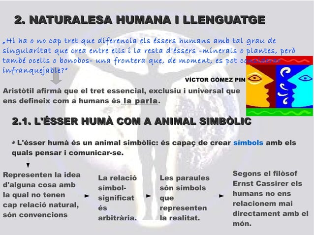 Tema 4 L'ésser humà, entre la naturalesa i la cultura | ODP