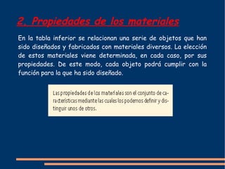 Tema 4, materiales | ODP