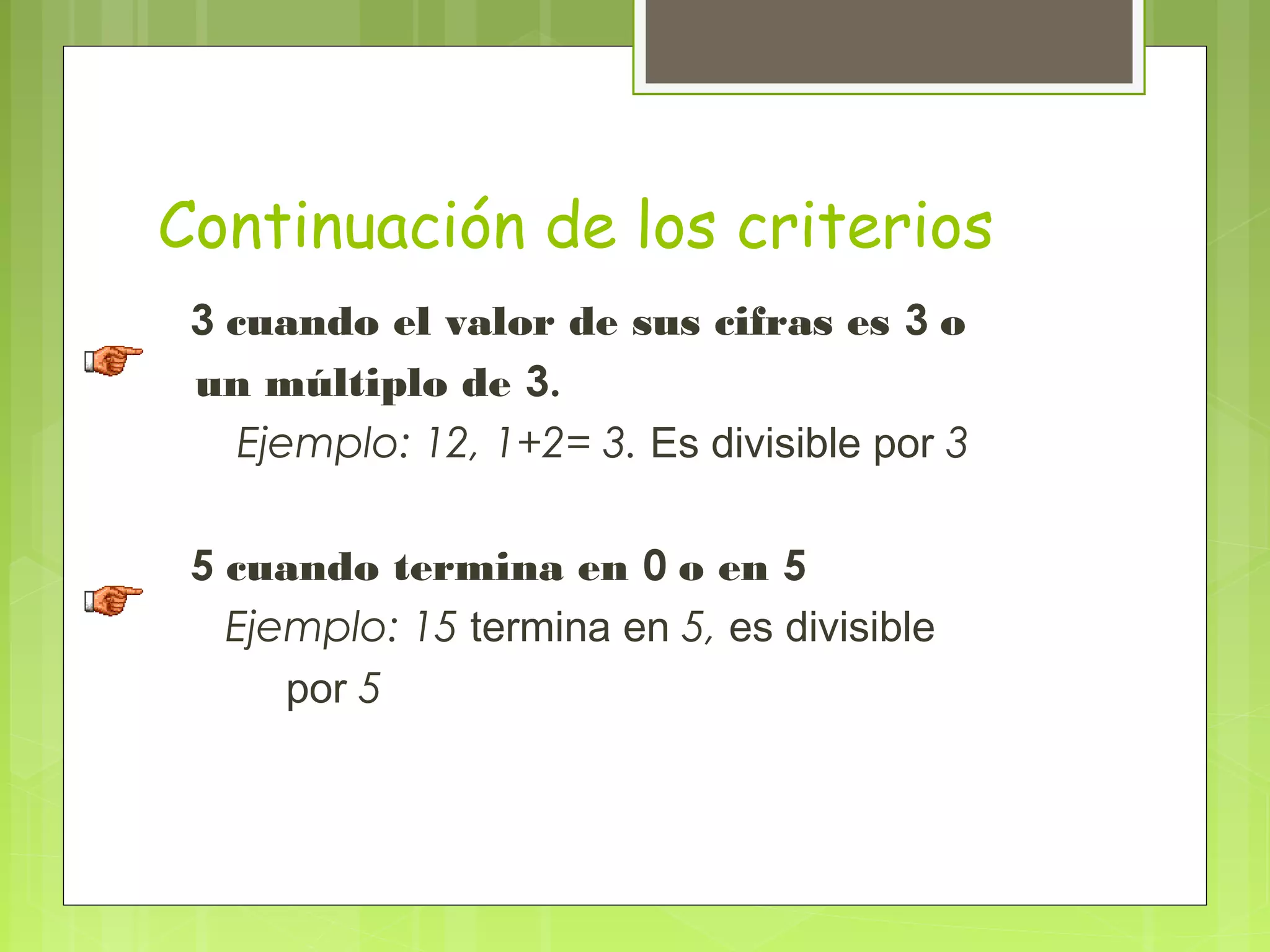 Tema 4 múltiplos y divisores | PPT