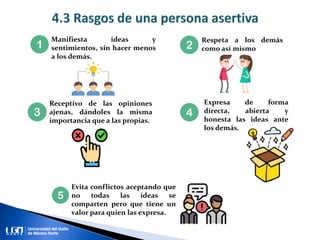 Tema 4. Comunicación asertiva | PPTX