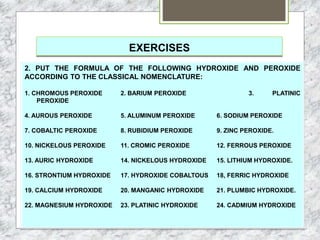Tema 4 the chemical compounds | PPT