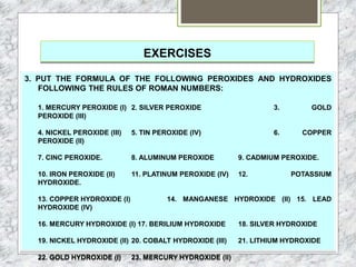 Tema 4 the chemical compounds | PPT