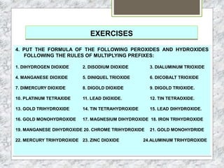Tema 4 the chemical compounds | PPT