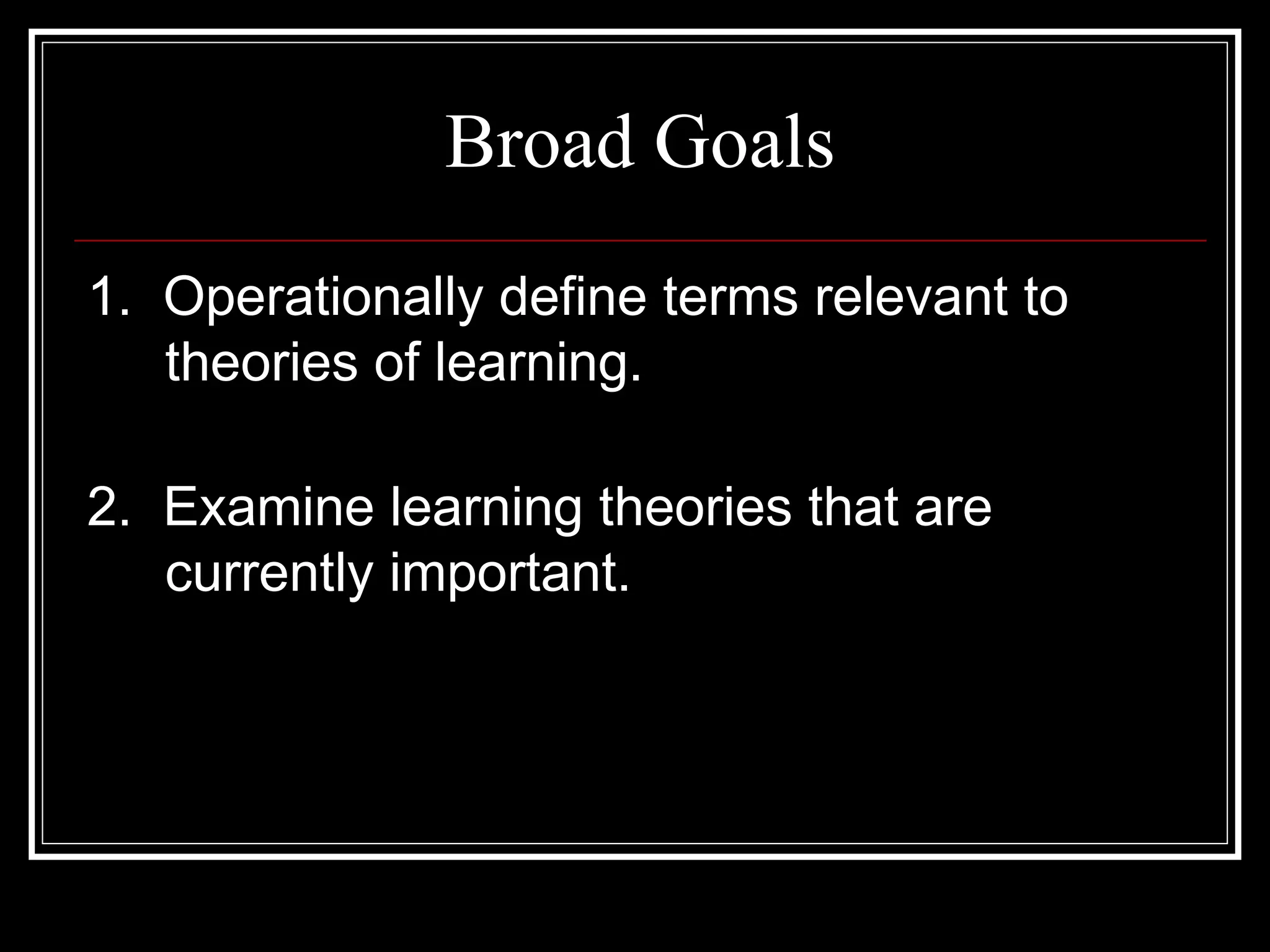 Tema 4 theories of learning | PPT
