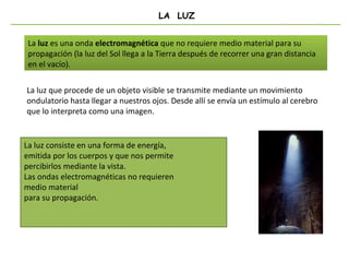 Tema 5. La luz. | PPT