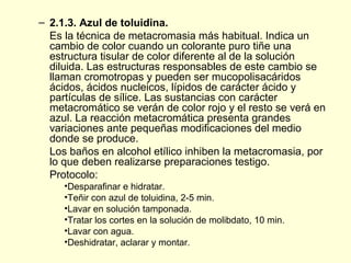 Tema 5. Procesamiento citológico y tisular | PPT