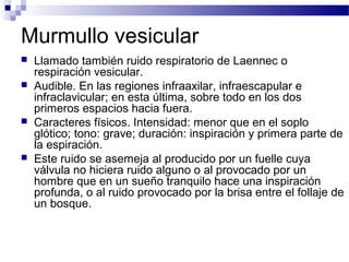 Radiologia - semiologia Examen fisico del aparato respiratorio | PPT