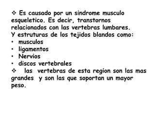 Tema 5 hiperlordosis lumbar | PPTX