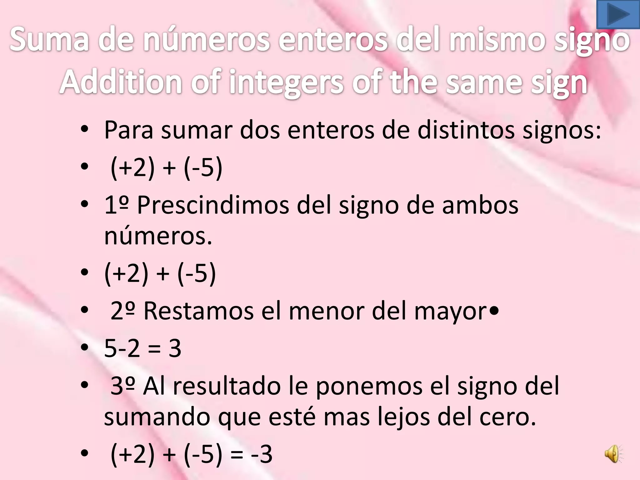 Tema 5. números positivos y negativos mate copia | PPT