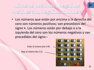 Tema 5. números positivos y negativos mate copia | PPTX