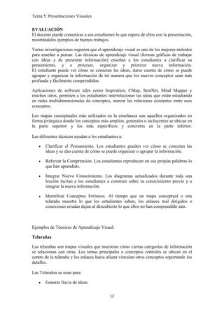 Tema 5. presentaciones visuales | PDF