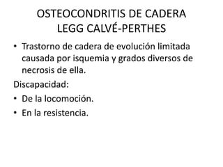 Tema 5 defectos posturales de cadera y miembros inferiores | PPTX