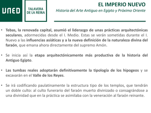 Egipto. Del Imperio Nuevo a fines del Imperio Nuevo | PPT