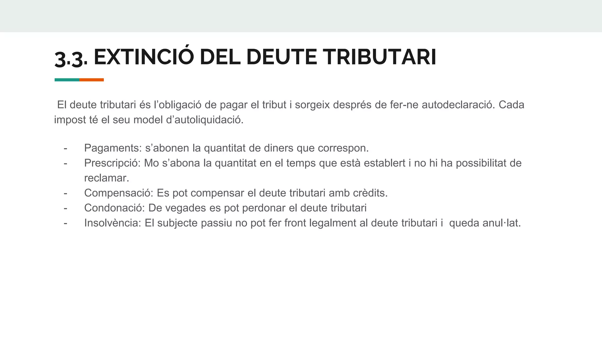 El sistema tributari | PPTX