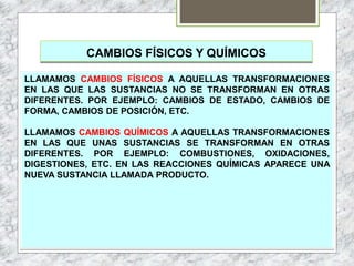 Tema 5 la materia se transforma | PPTX