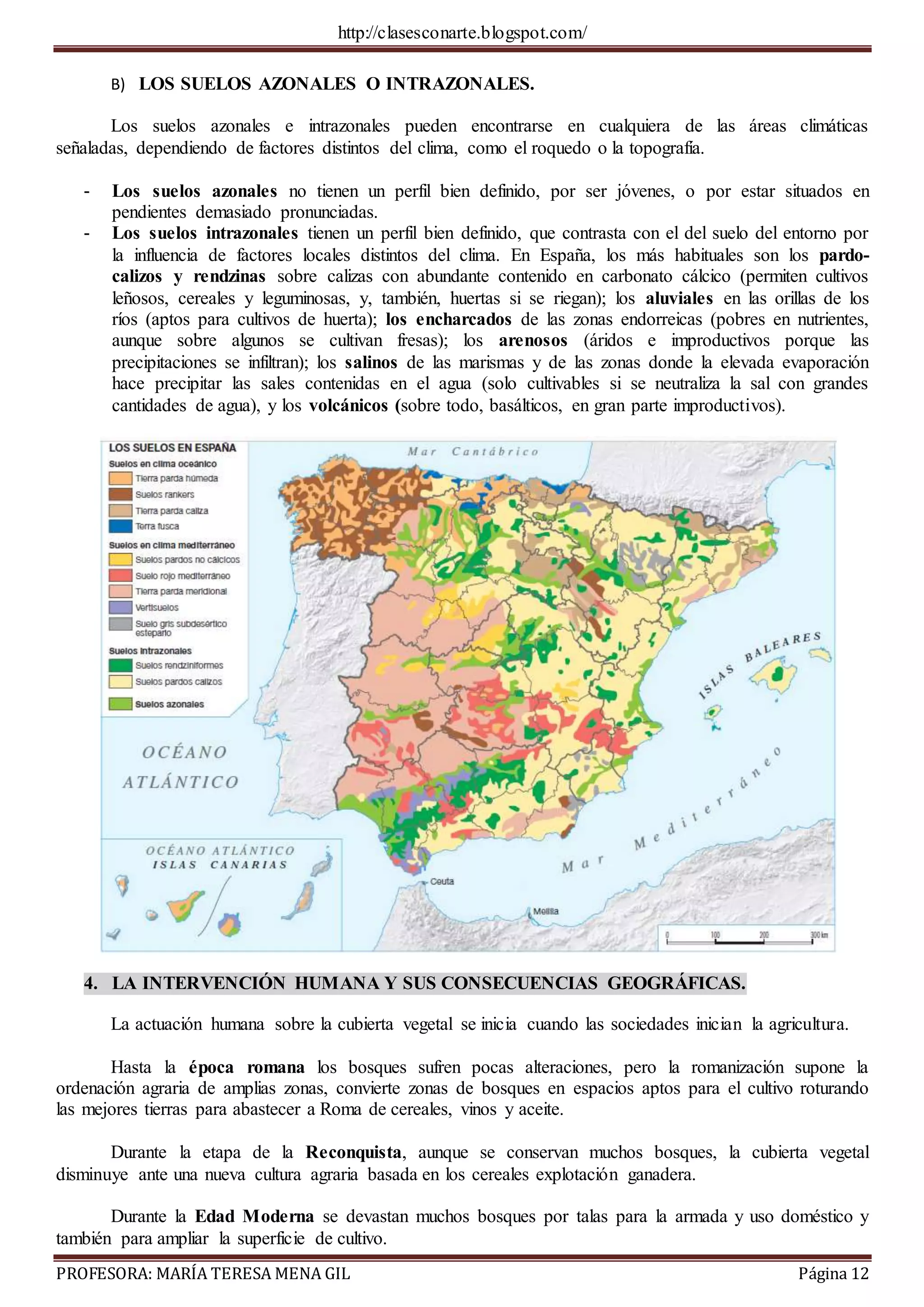 Tema 5 las regiones biogeograficas | DOCX