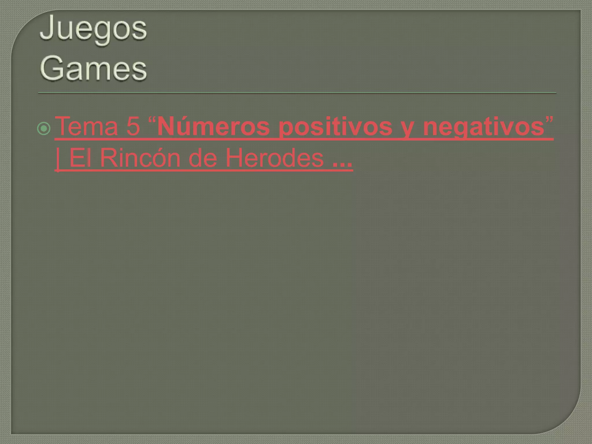 Tema 5 números positivos y negativos | PPT