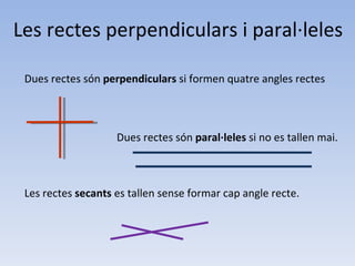 Tema 5 rectes angles | PPT