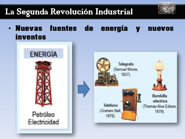 Tema 6 1 La Segunda Revolución Industrial