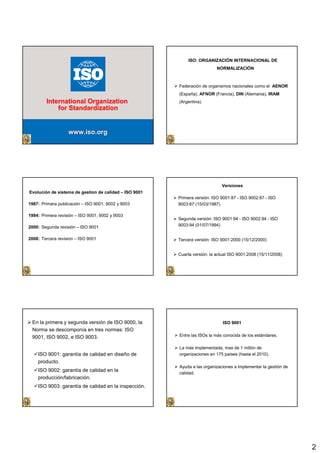 iso 9001 gestion de la calidad en alimentos | PDF