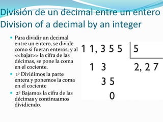 Tema 6. los números decimales | PPTX