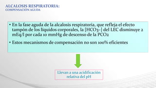 Tema 6 mecanismos de compensación ácido-base | PPTX