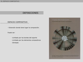 TEMA 7.- SINTAXIS DE LA IMAGEN - El Espacio Compositivo - | PPT