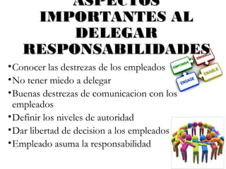 Tema 6 Autoridad del Supervisor y Capacidad de Delegar | PPT