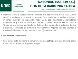 Tema 6 Babilonia y Asiria en el I milenio | PDF