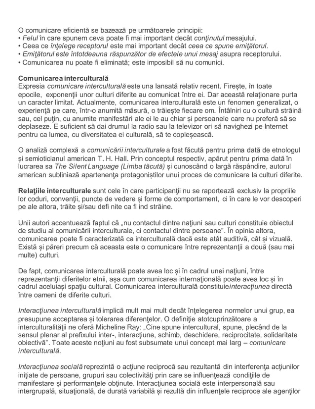 Tema 6 comunicarea inretculturala | PDF