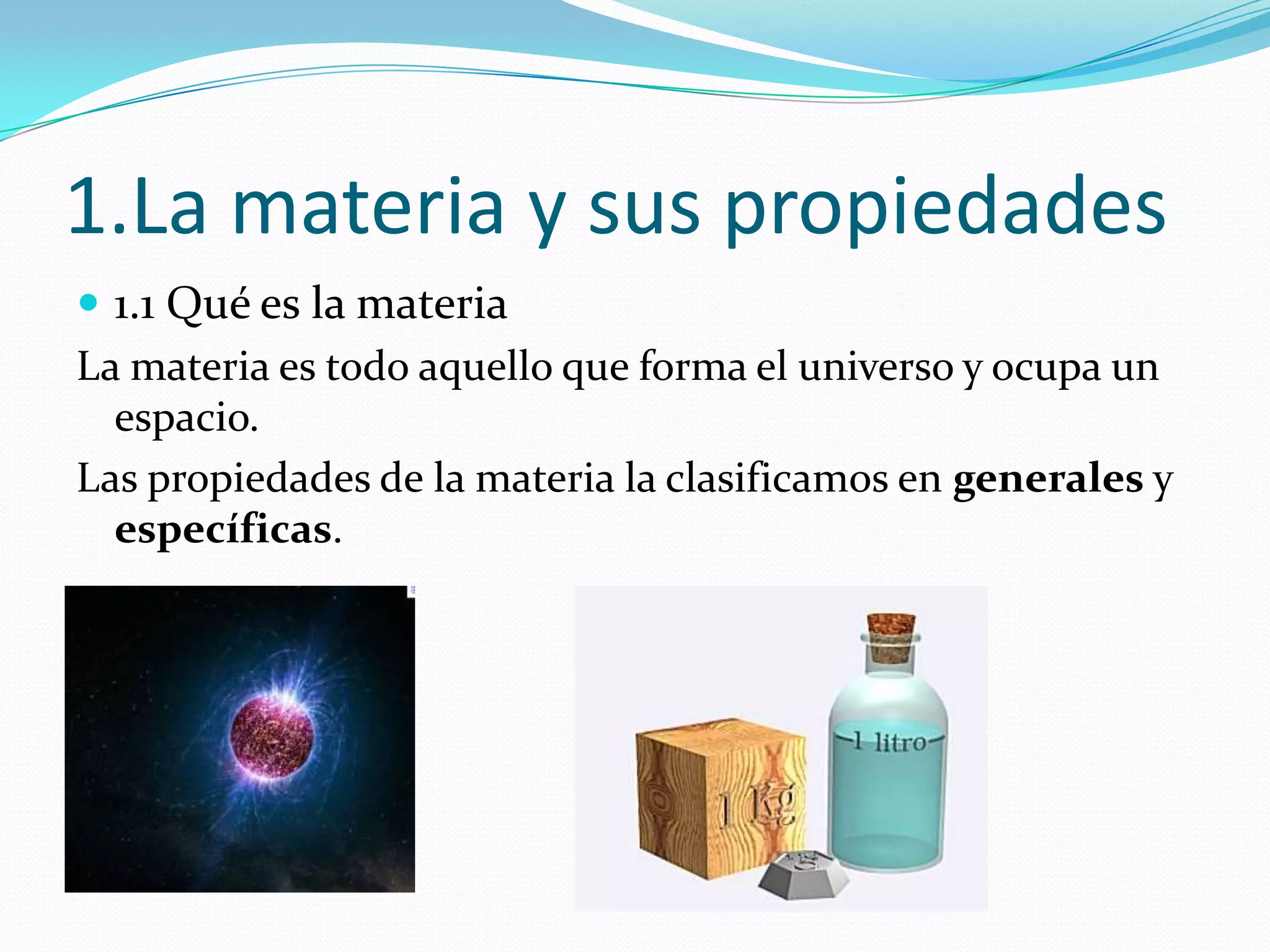 Tema 6 La materia y sus cambios | PPTX