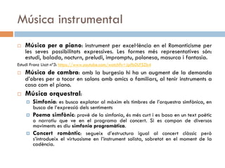 Romanticisme i Postromanticisme | PDF