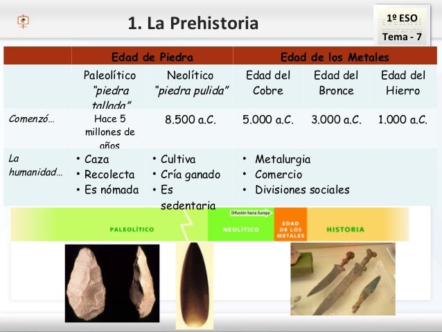 Tema 7. La Edad de Piedra