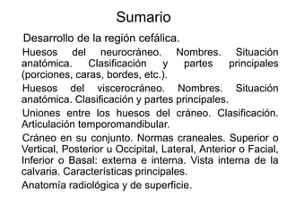 Tema 7.3 ESQUELETO DE LA CABEZA.ppt