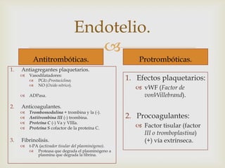 Tema 7. Trastornos hemodinámicos y de los líquidos | PPTX