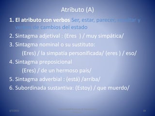 Tema 7. Tipos de oraciones | PPTX